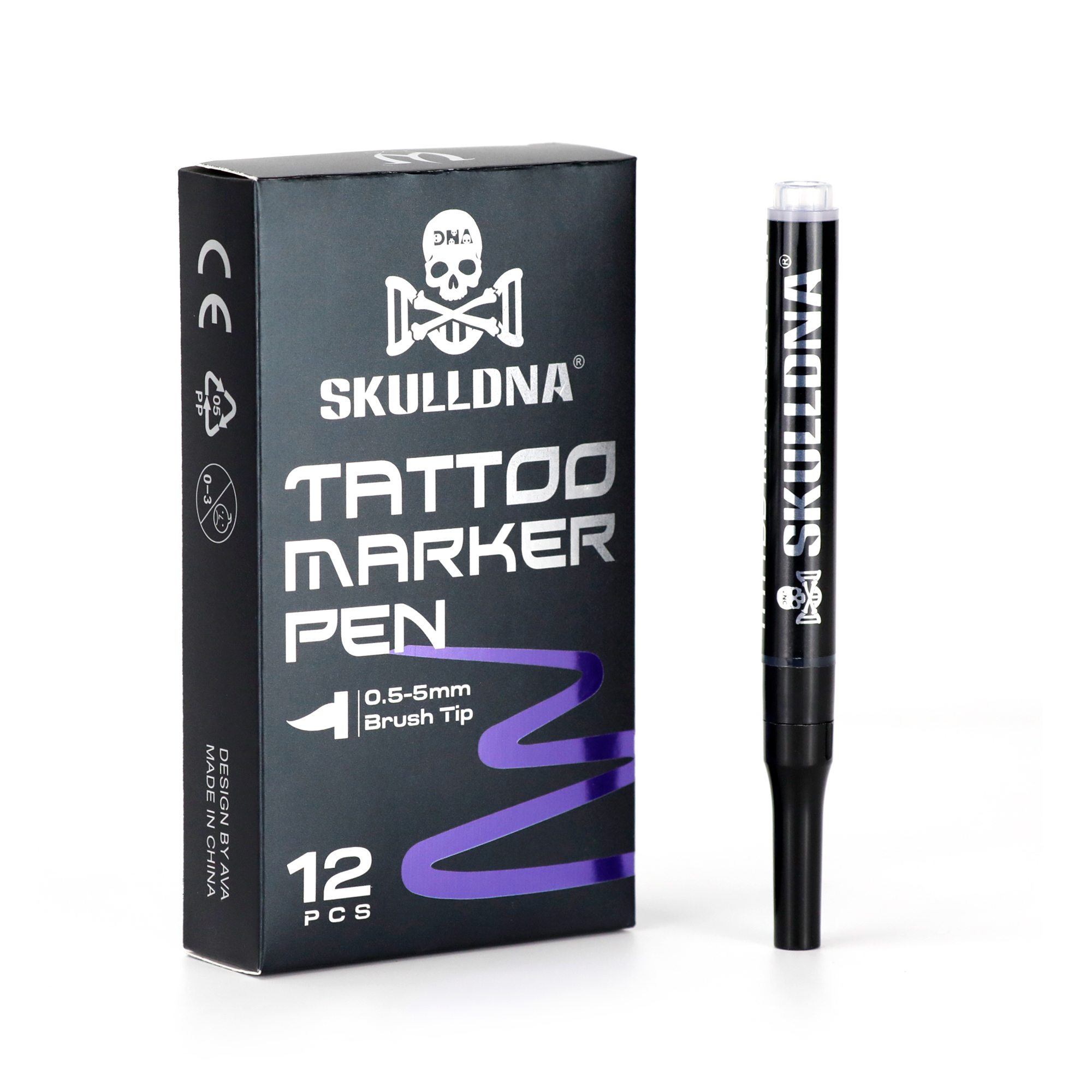 SKULLDNA tattoo marker pen [ATA016] - $59.99 : AVA TATTOO MACHINE, The ...